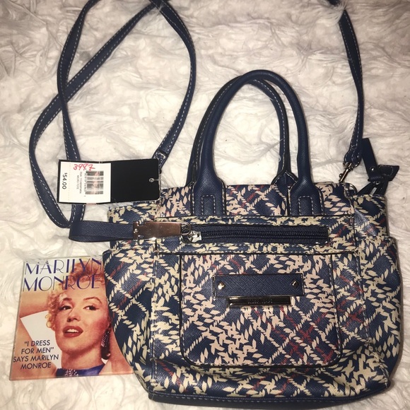 Ellen Tracy | Bags | Ellen Tracy Plaid Luann Mini Satchel Micro Tote ...